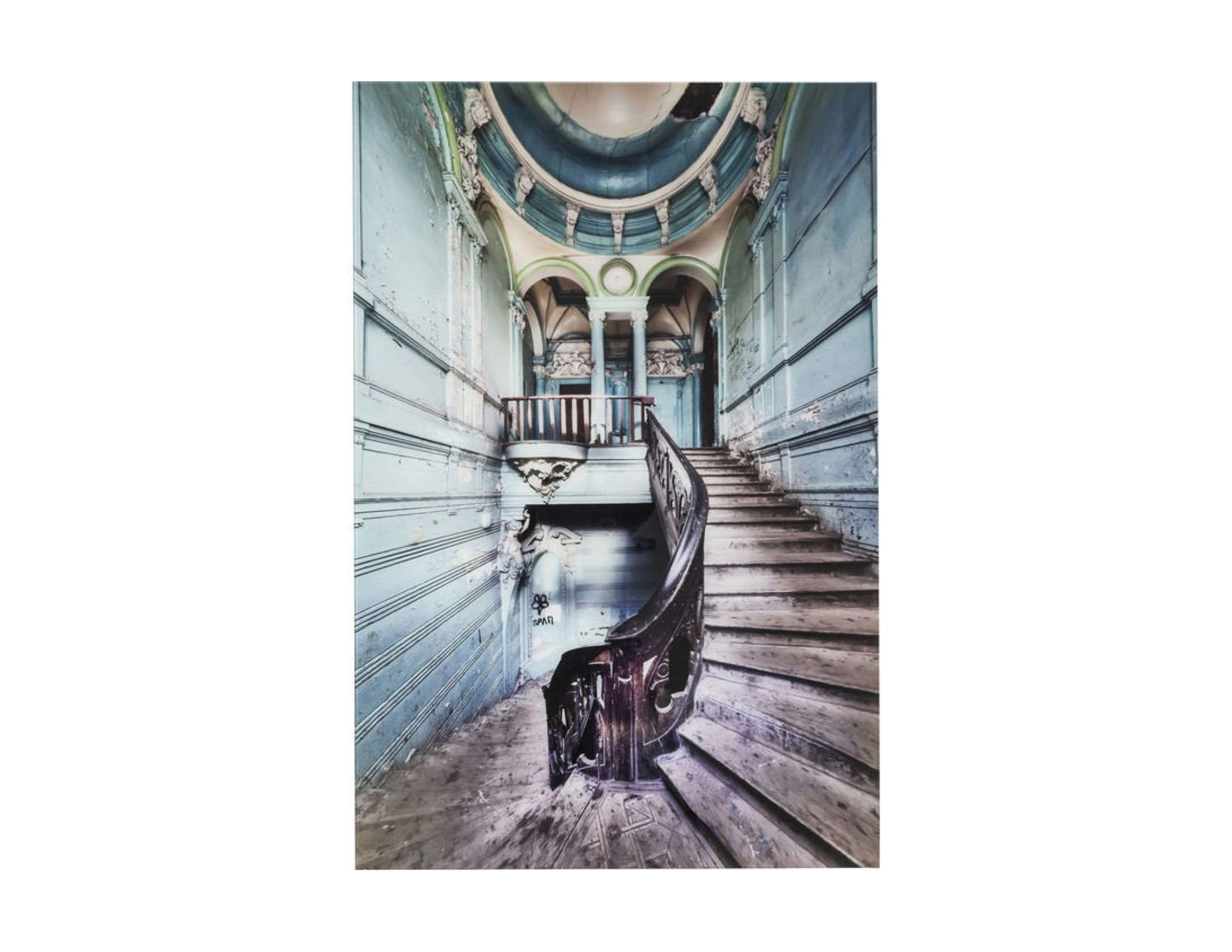 Bild Glas Old Staircase online günstig kaufen ¦ Disco Möbel