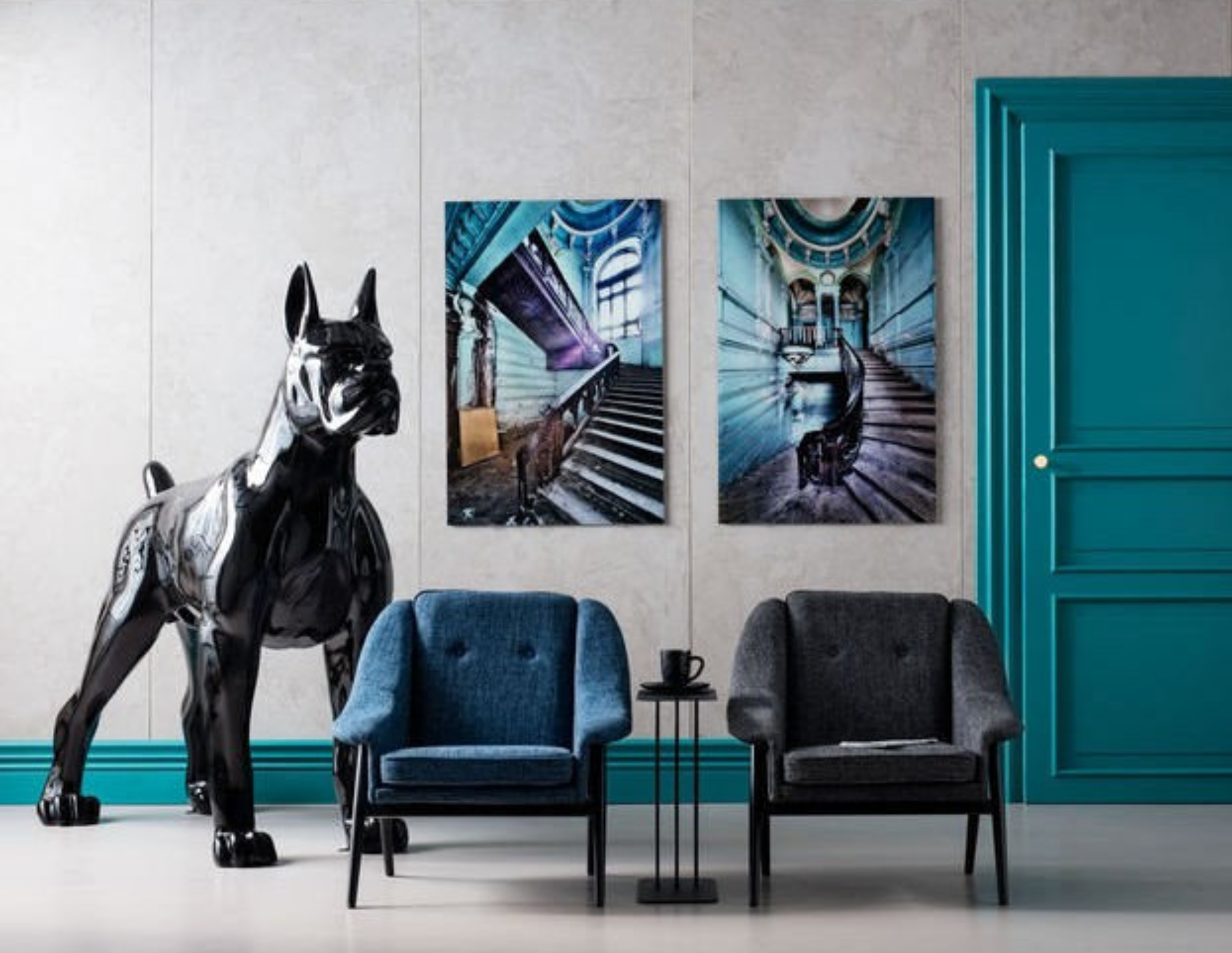 Bild Glas Old Staircase online günstig kaufen ¦ Disco Möbel