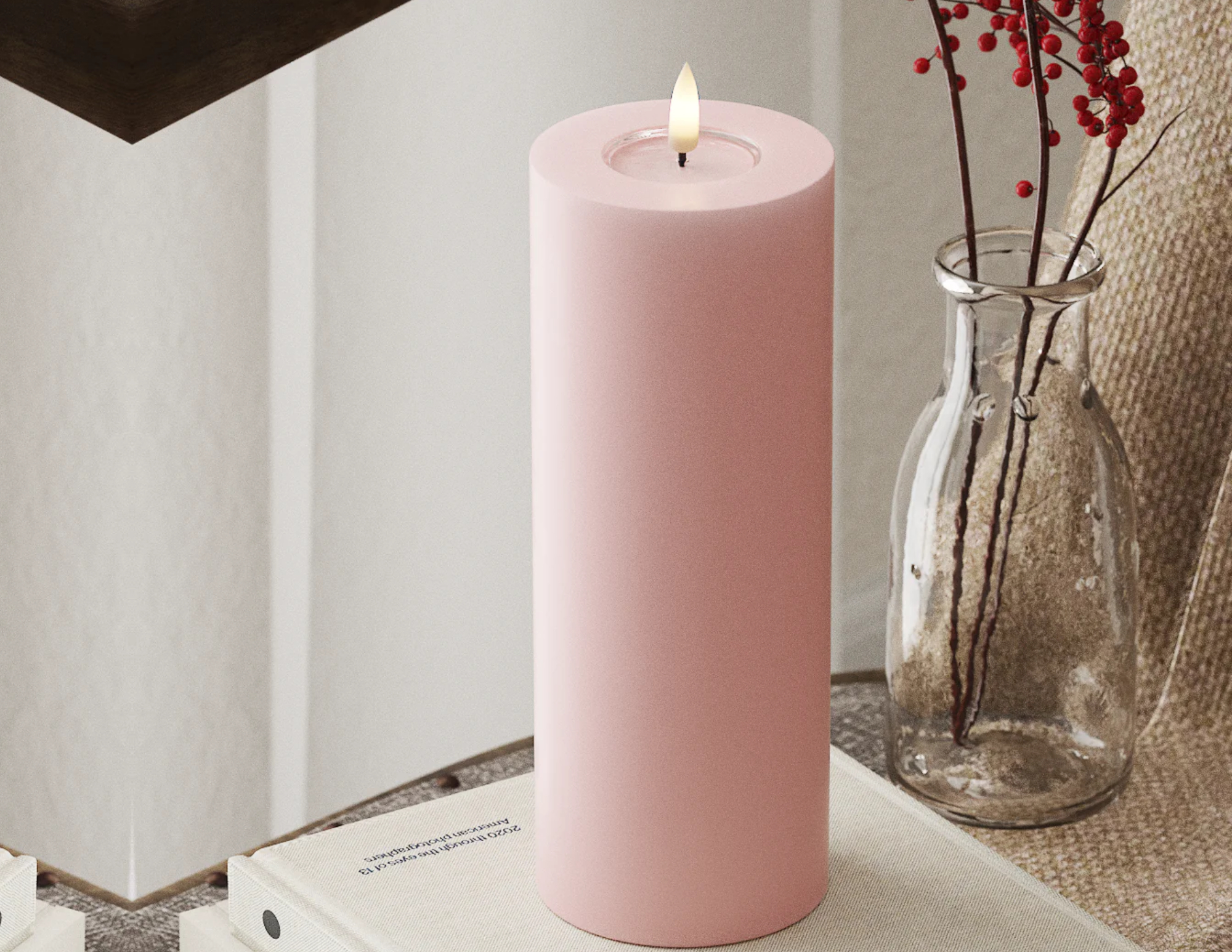 Stumpenkerze Hell Rosa online günstig kaufen ¦ Disco Möbel